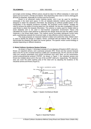 A Robot Collision Avoidance Method Using Kinect and Global Vision | PDF