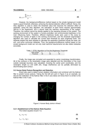 A Robot Collision Avoidance Method Using Kinect and Global Vision | PDF