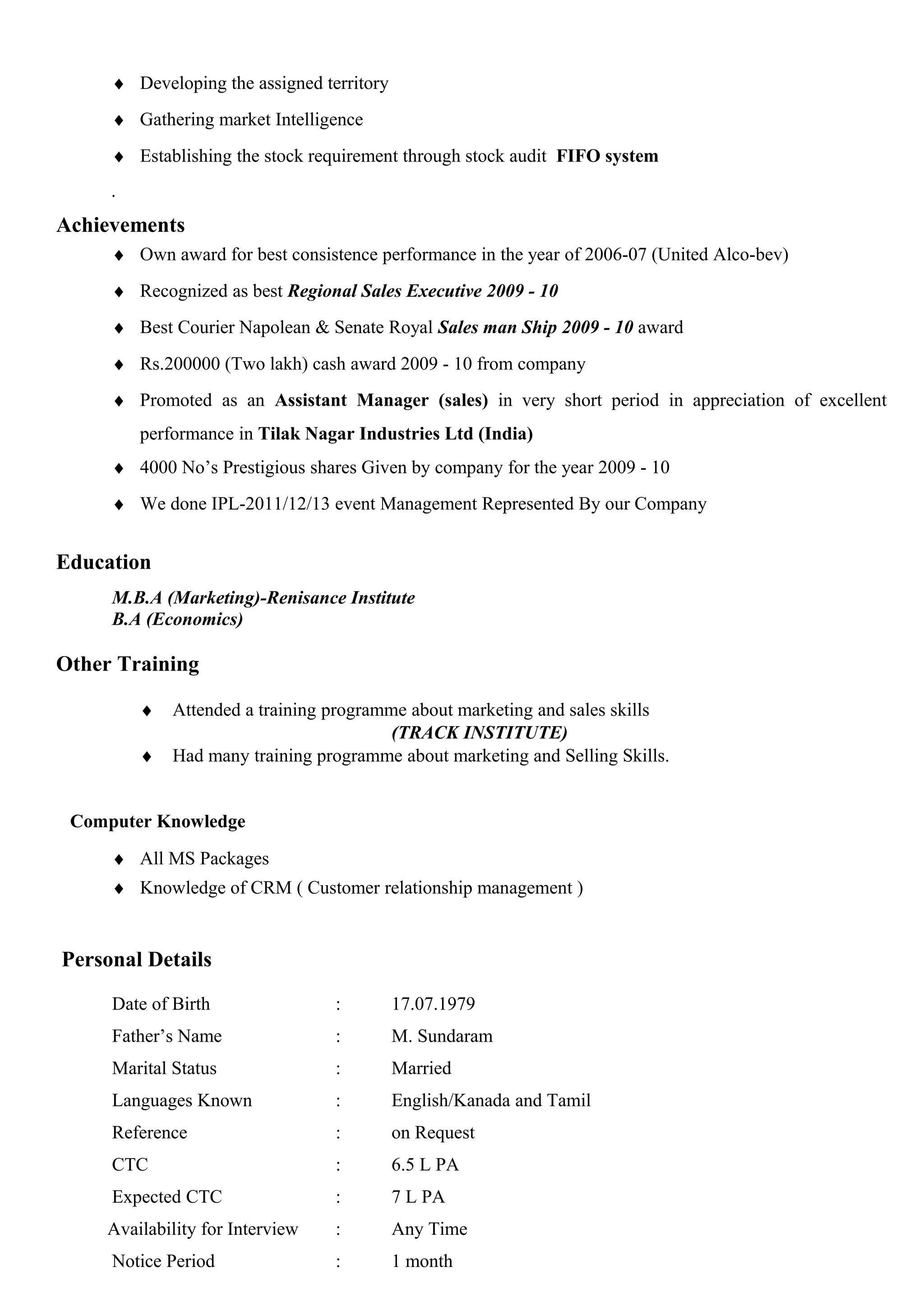 Ashok cv - 2015_ | DOC