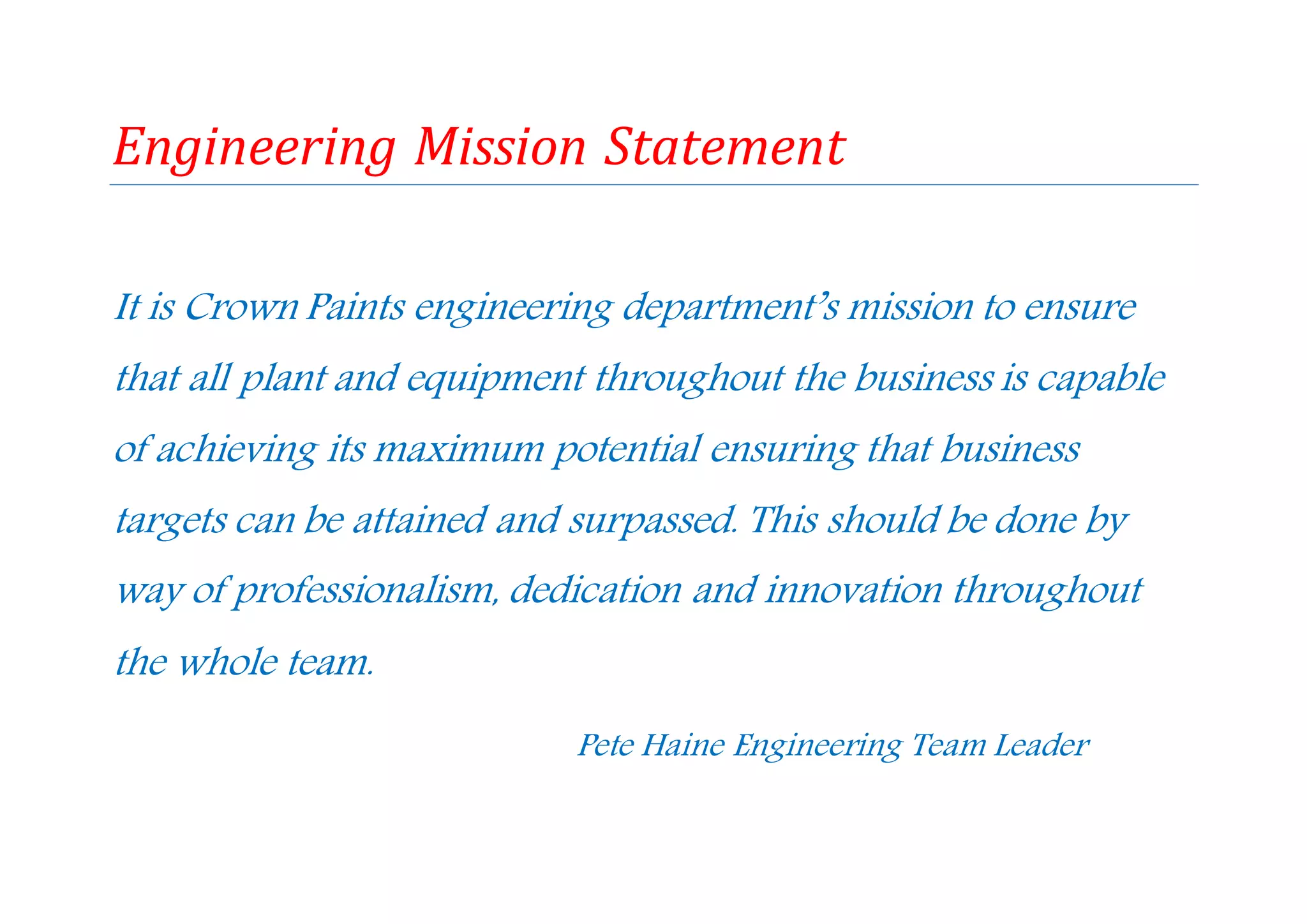 Engineering Mission Statement | DOCX