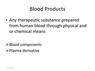 023 Clinical uses of blood & blood components-jhpiego.pptx