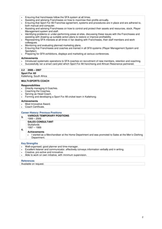 Brian Twala CV | PDF