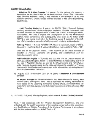 CV - Rakesh Arya Jan'16 | DOC