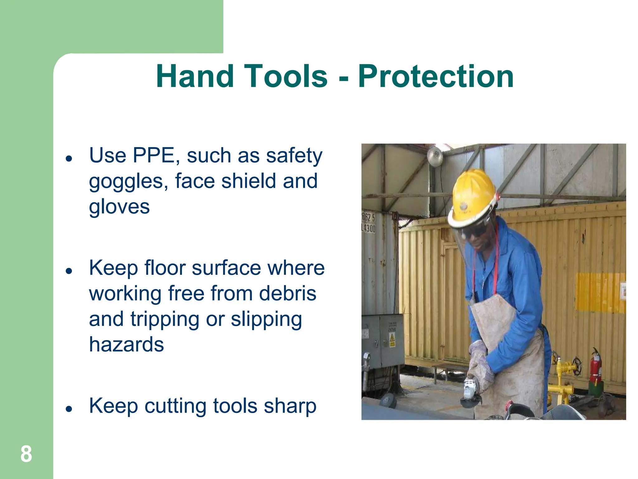 Construction electrical safety 023 Power and Hand Tools Safety.ppt