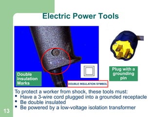 Construction electrical safety 023 Power and Hand Tools Safety.ppt