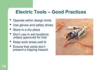Construction electrical safety 023 Power and Hand Tools Safety.ppt