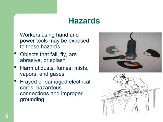 Construction electrical safety 023 Power and Hand Tools Safety.ppt