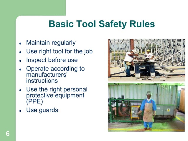 Construction electrical safety 023 Power and Hand Tools Safety.ppt