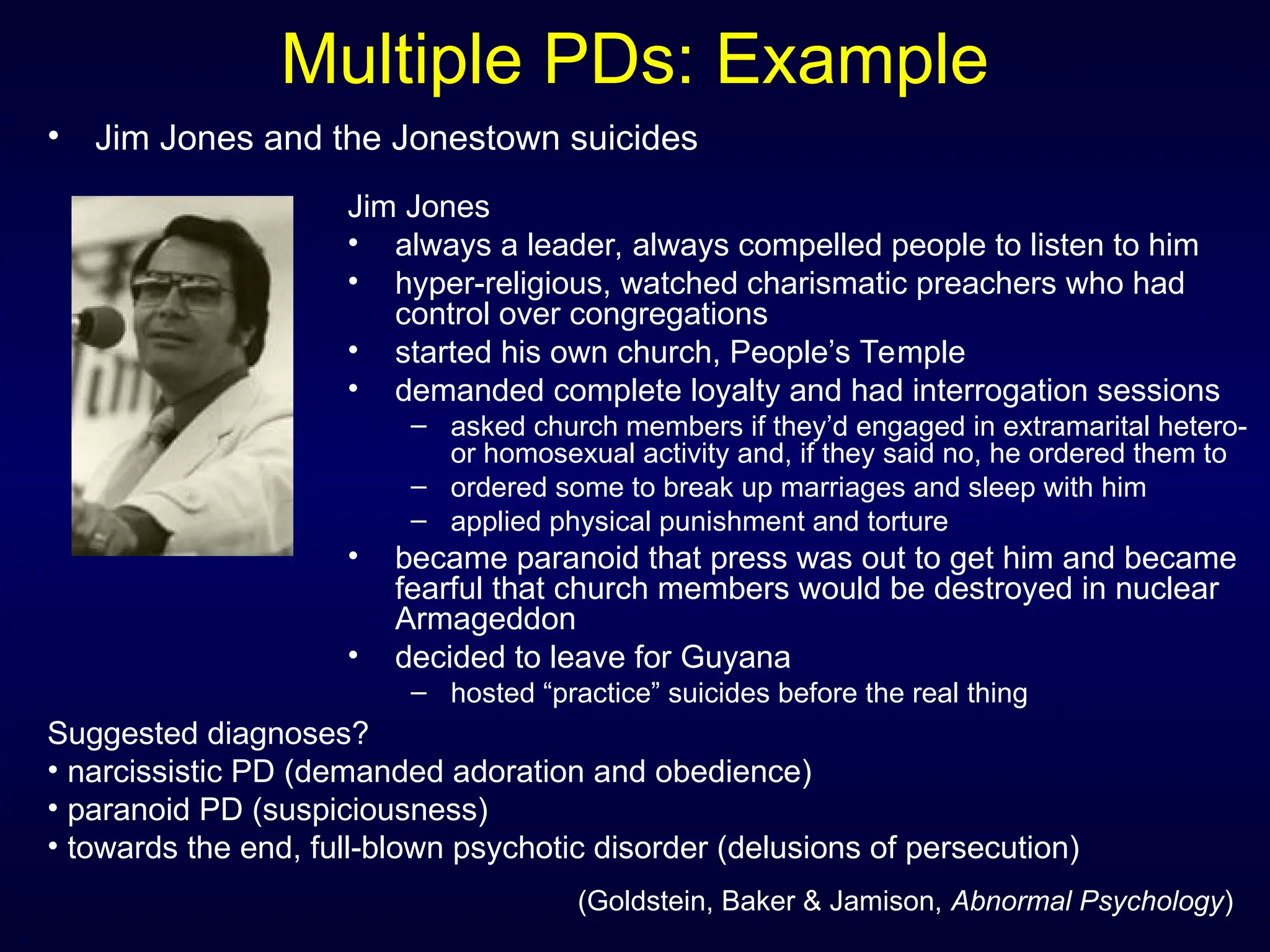 Personality Disorders PPT For Review and Students of Psychology | PPT