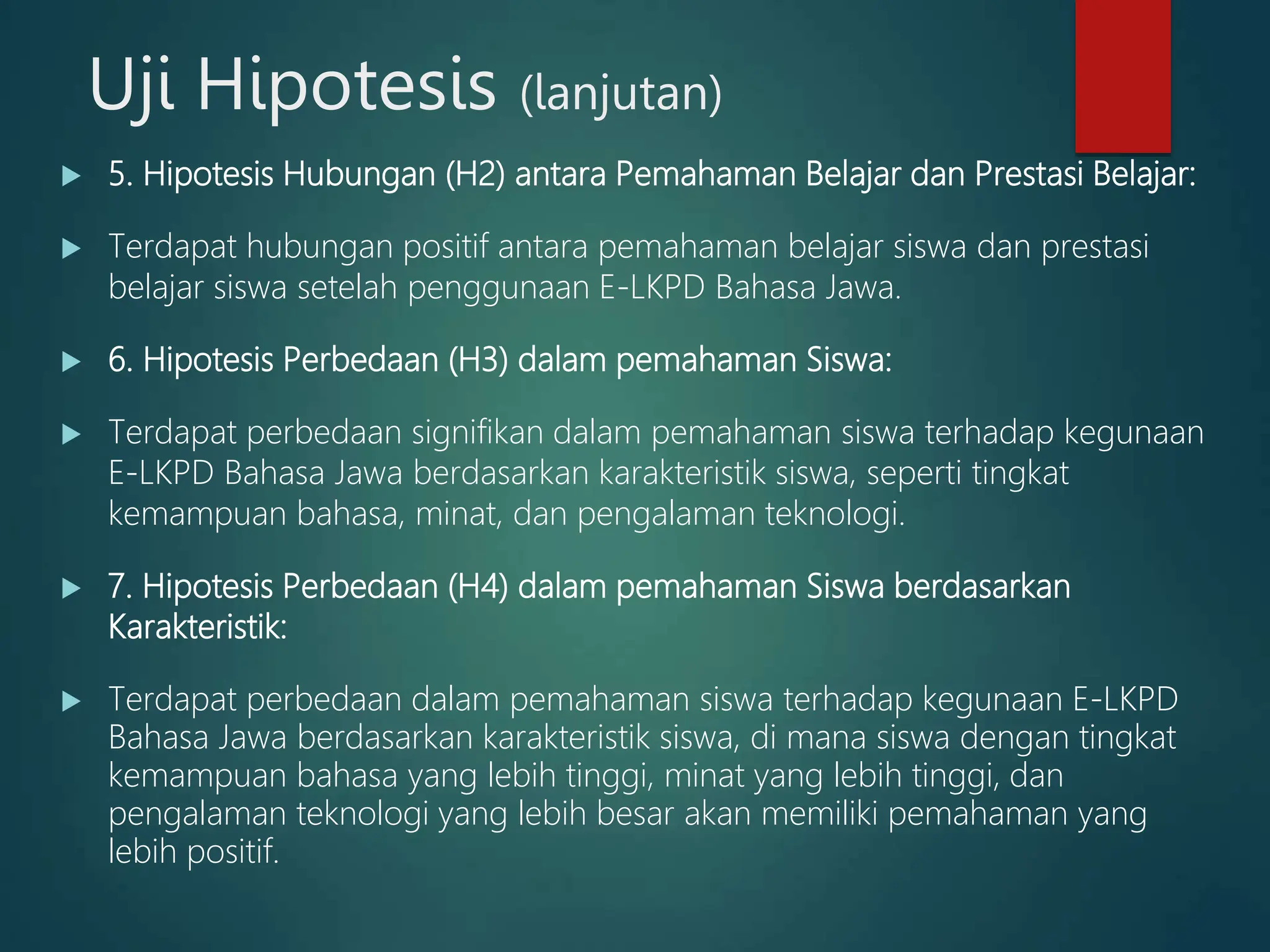 Windi Lukman Metode Penelitian Uji Hipotesis Ppt