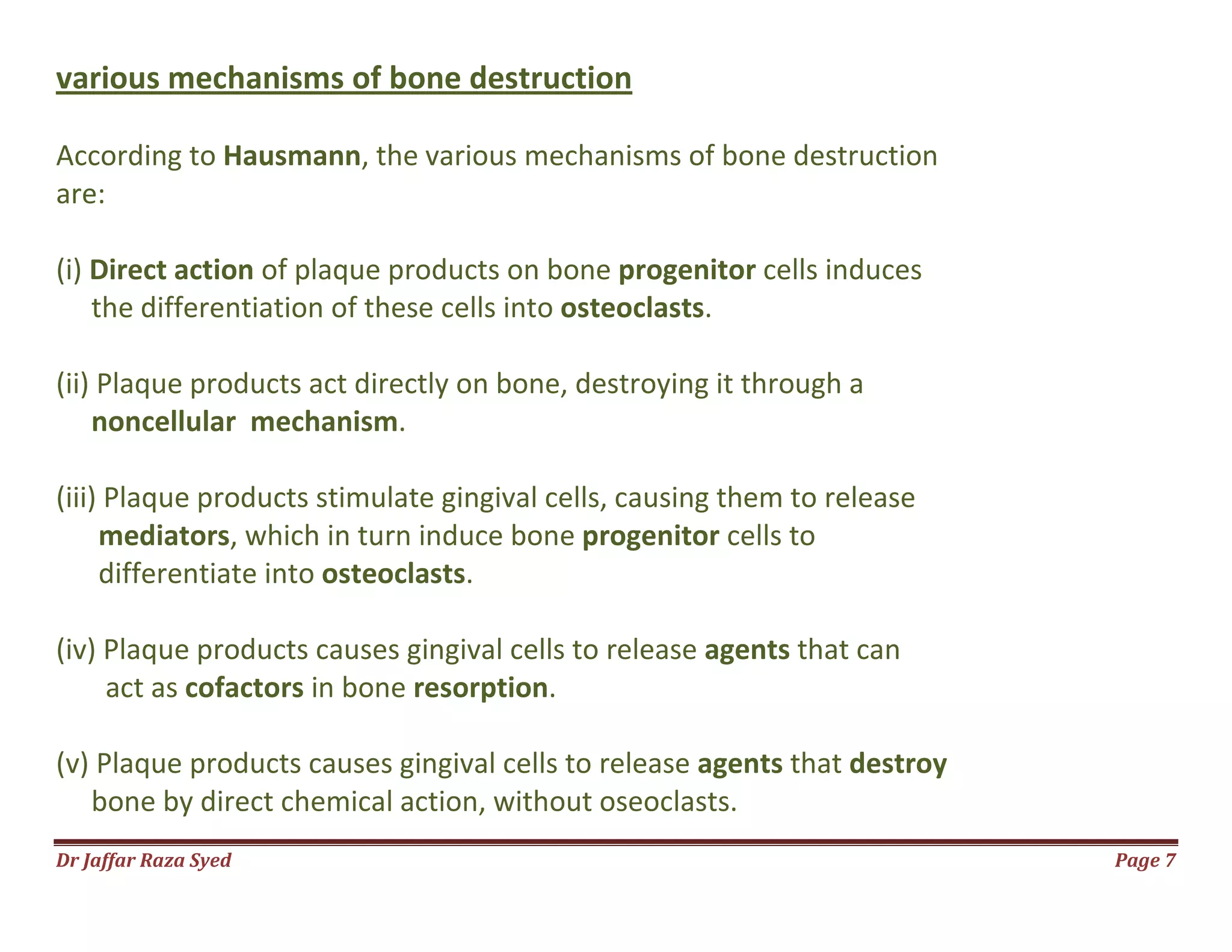 024.bone loss and patterns of bone destruction | PDF