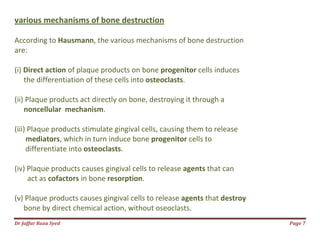 024.bone loss and patterns of bone destruction | PDF | Dental Health ...