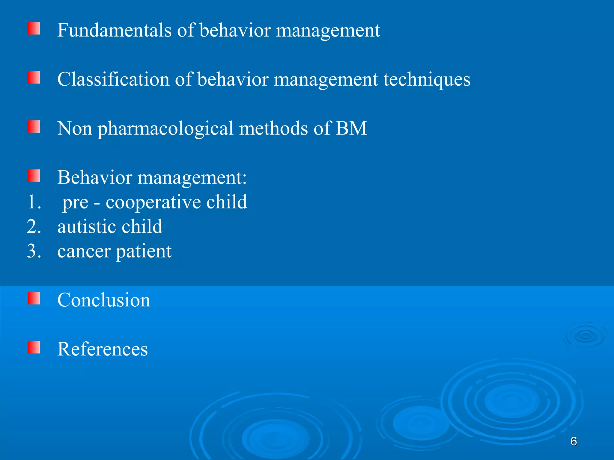 Non Pharmacological Behavior Management | PPT