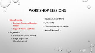 Machine Learning Workshop | PPT