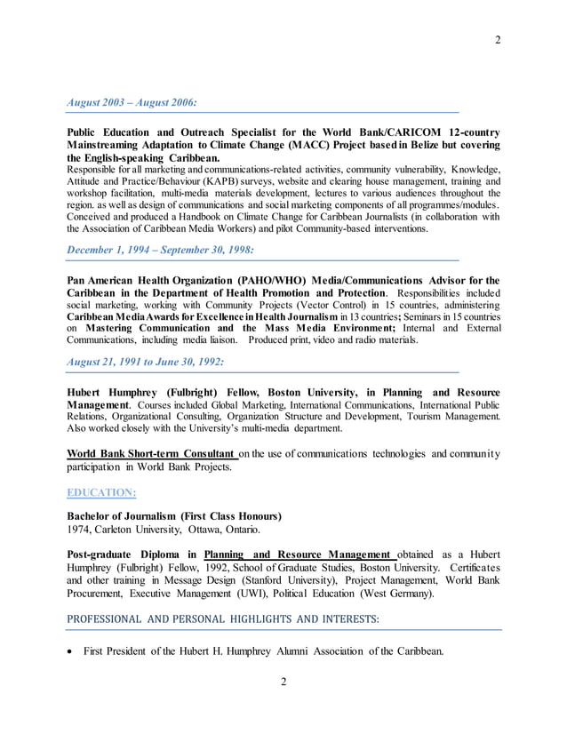 tony deyal. resume.August 4 2016 | PDF