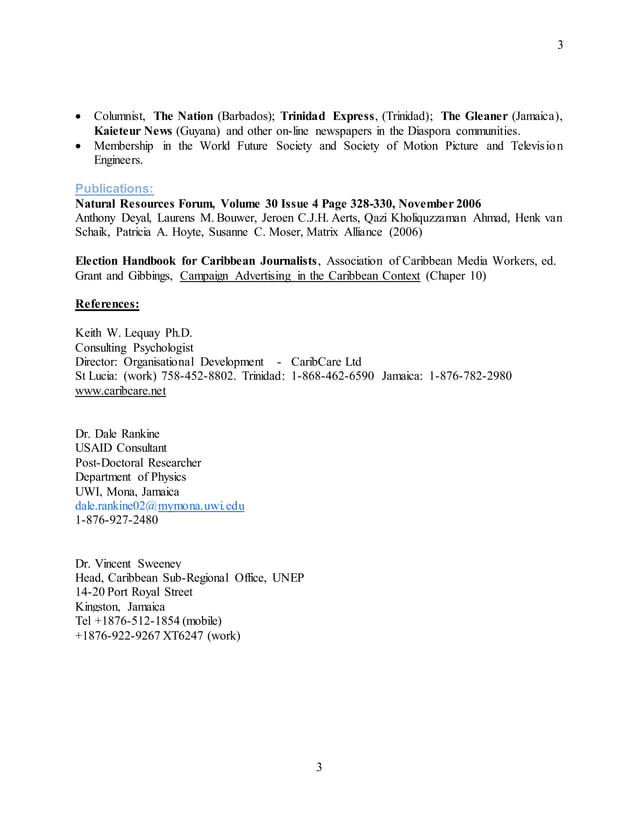 tony deyal. resume.August 4 2016 | PDF