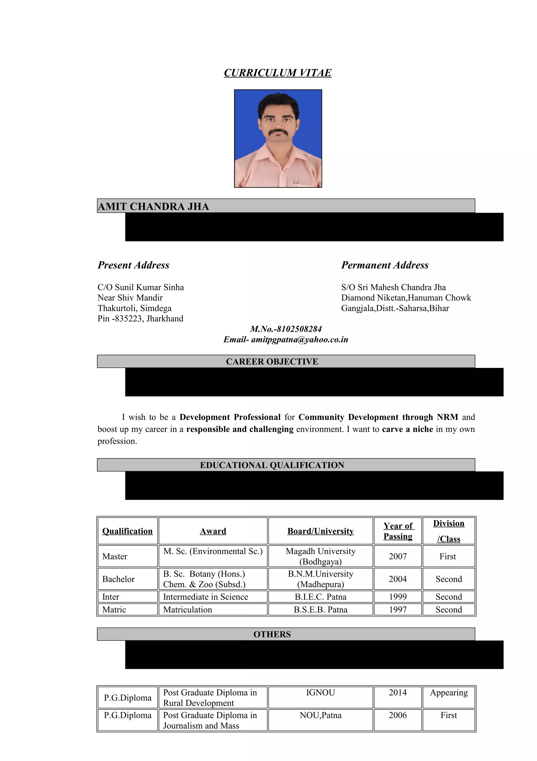 Amit Chandra Jha | DOC