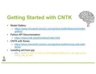Natural Language Processing with CNTK and Apache Spark with Ali Zaidi | PDF