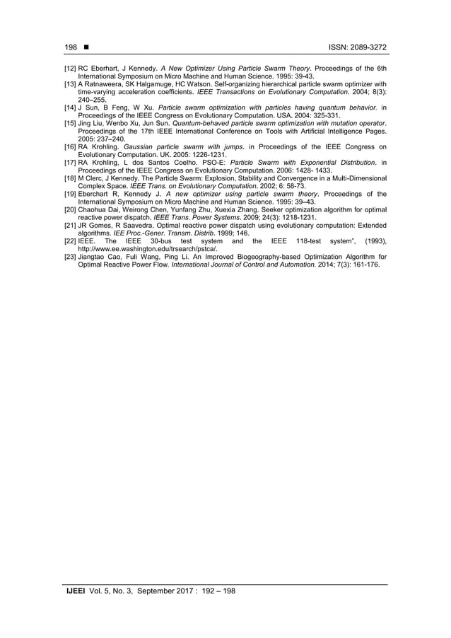 Embellished Particle Swarm Optimization Algorithm For Solving Reactive Power Problem Pdf 8014