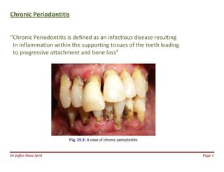 025.chronic periodontitis | PDF