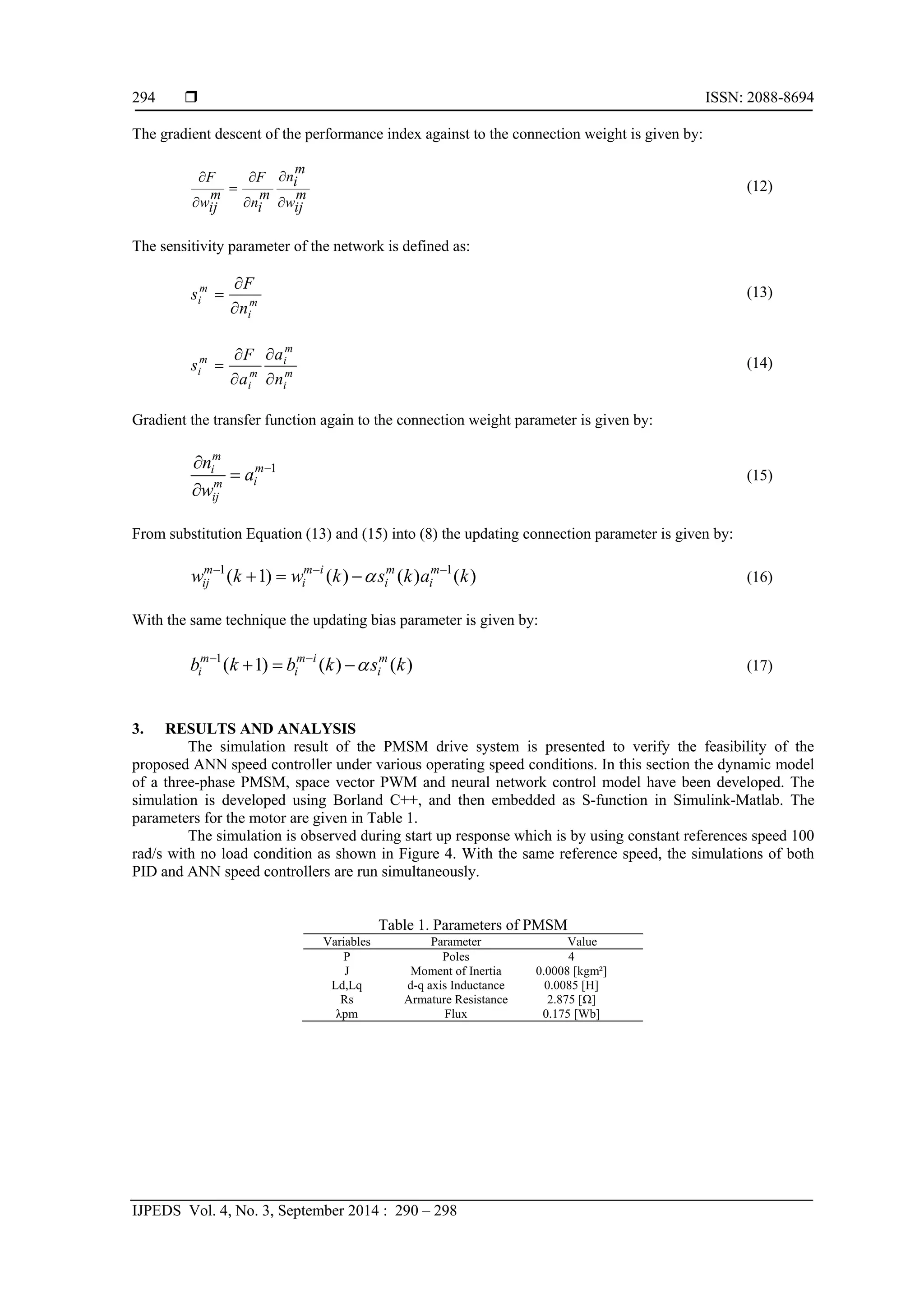 Speed Tracking Of Field Oriented Control Permanent Magnet Synchronous Motor Using Neural Network