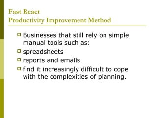 026 fast react-productivity improvement | PPT