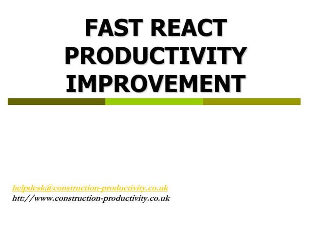 026 fast react-productivity improvement | PPT