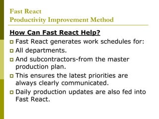 026 fast react-productivity improvement | PPT