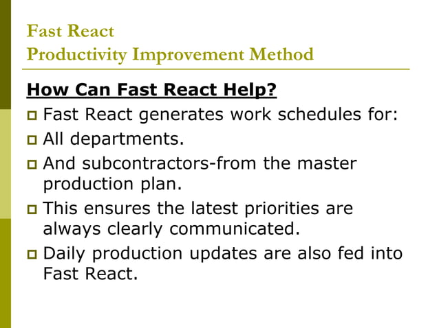 026 fast react-productivity improvement | PPT