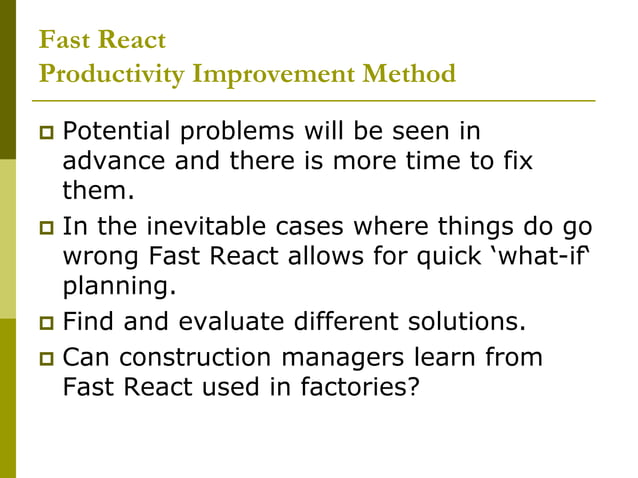 026 fast react-productivity improvement | PPT