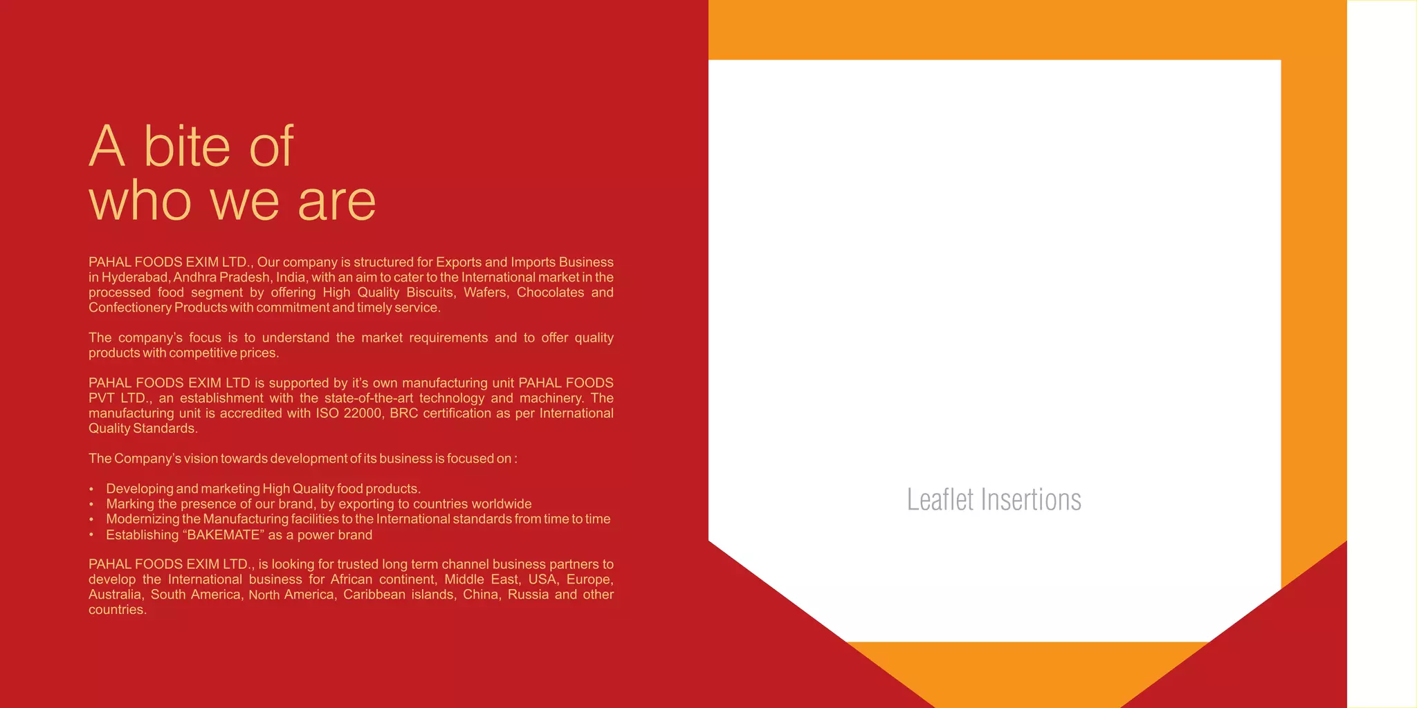 Bakemate Brochure | PPT