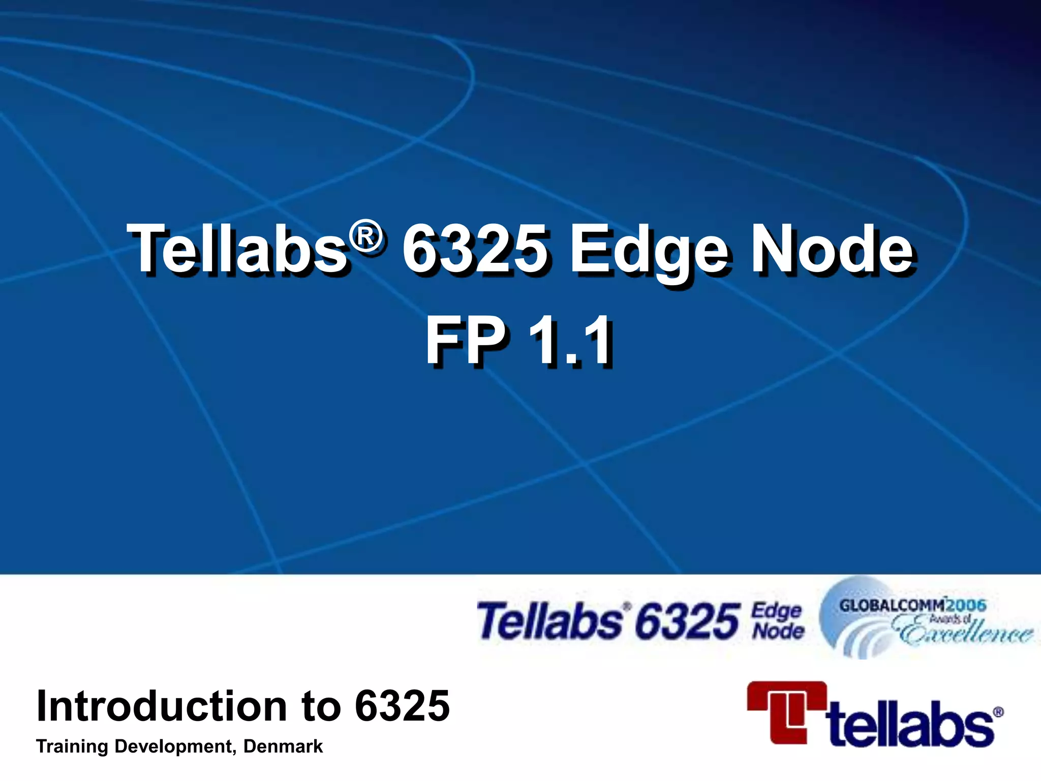 Ref básica do Tellabs 6325 | PPT