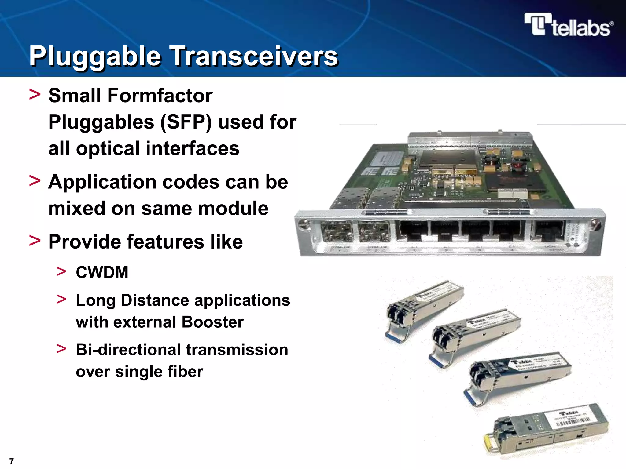 Ref básica do Tellabs 6325 | PPT