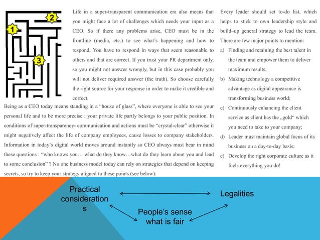 My personal approach to 21st century Leadership (DP) | PPT