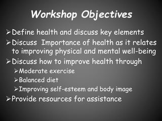 Healthy Body Healthy Mind | PPTX