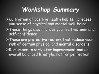 Healthy Body Healthy Mind | PPTX