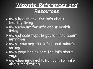 Healthy Body Healthy Mind | PPTX