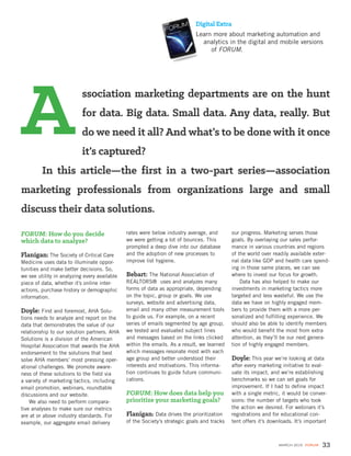 What are you measuring - 3 approaches to data-driven marketing | PDF