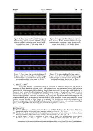 Estimation of Harmonics in Three-phase and Six-phase (Multi- phase) Load Circuits | PDF
