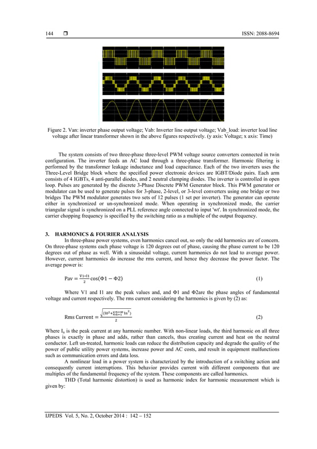 Estimation of Harmonics in Three-phase and Six-phase (Multi- phase) Load Circuits | PDF