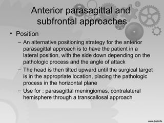 026 positioning for cranial surgery | PPT