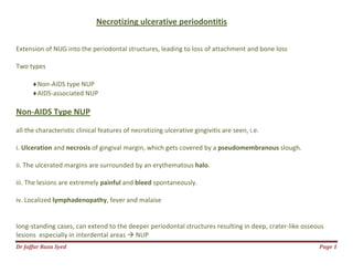 027.necrotizing ulcerative periodontitis NUP | PDF