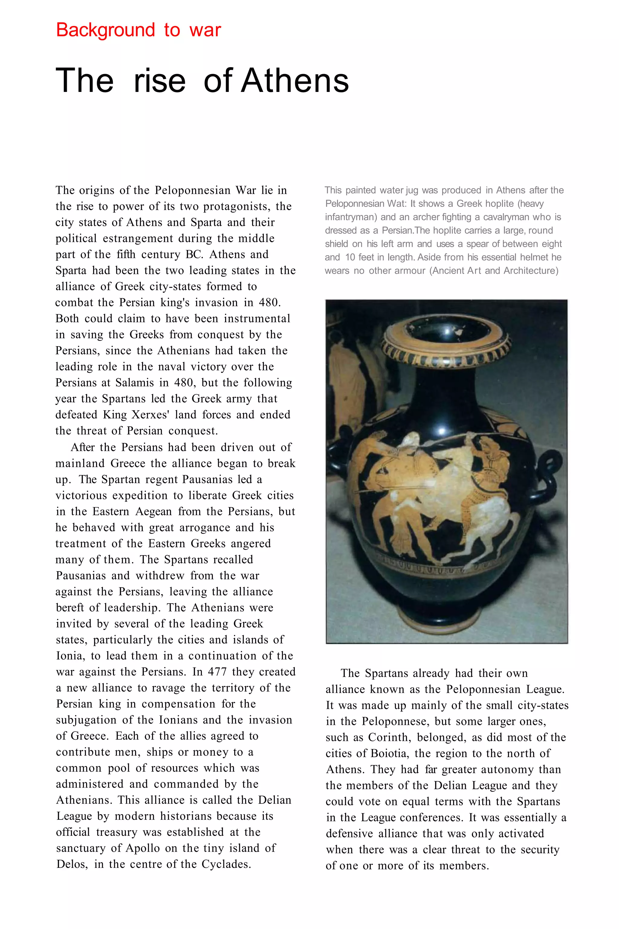 the peloponnesian war 431 | PDF