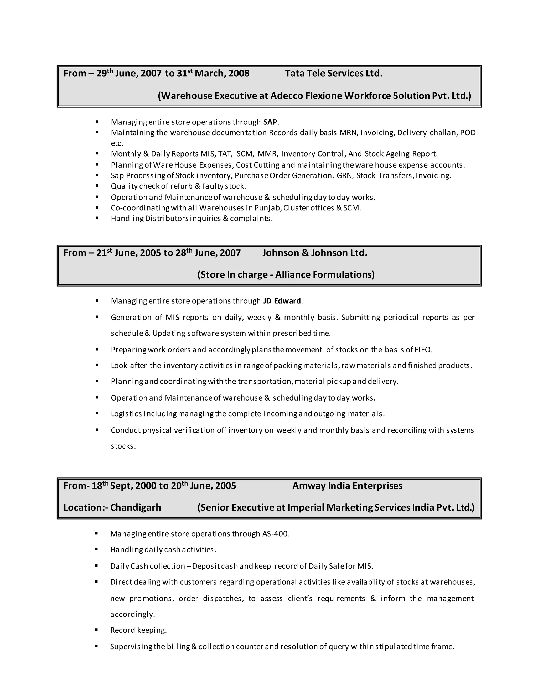 Kuldeep Singh _ Updated Resume | PDF