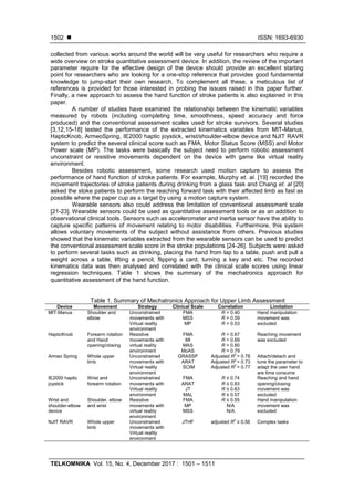 Important Parameters for Hand Function Assessment of Stroke Patients | PDF