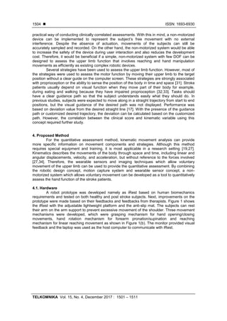 Important Parameters for Hand Function Assessment of Stroke Patients | PDF