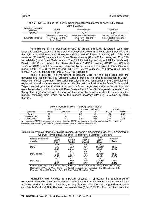 Important Parameters for Hand Function Assessment of Stroke Patients | PDF