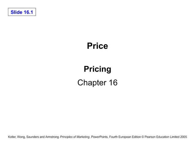 Chapter 16 | PPT