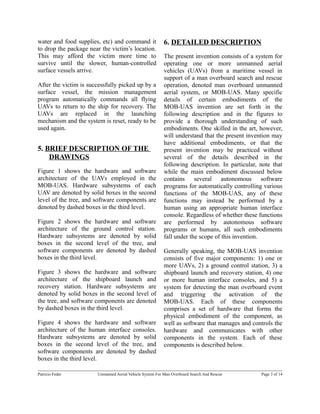 UAV System for MOB SAR - Copy | PDF