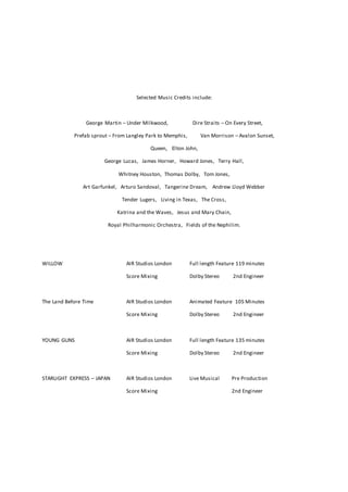 Credits V5 template | DOCX